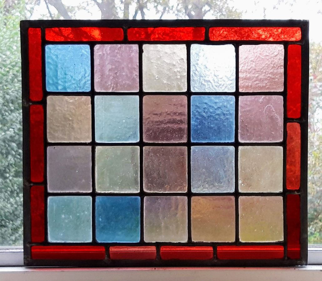 47 Hanging Glass Panel / Suncatcher – Shine Stained Glass