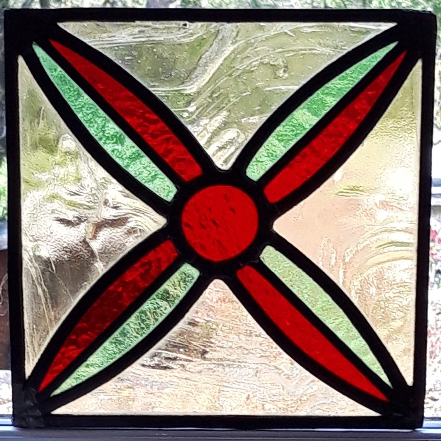 47 Hanging Glass Panel / Suncatcher – Shine Stained Glass